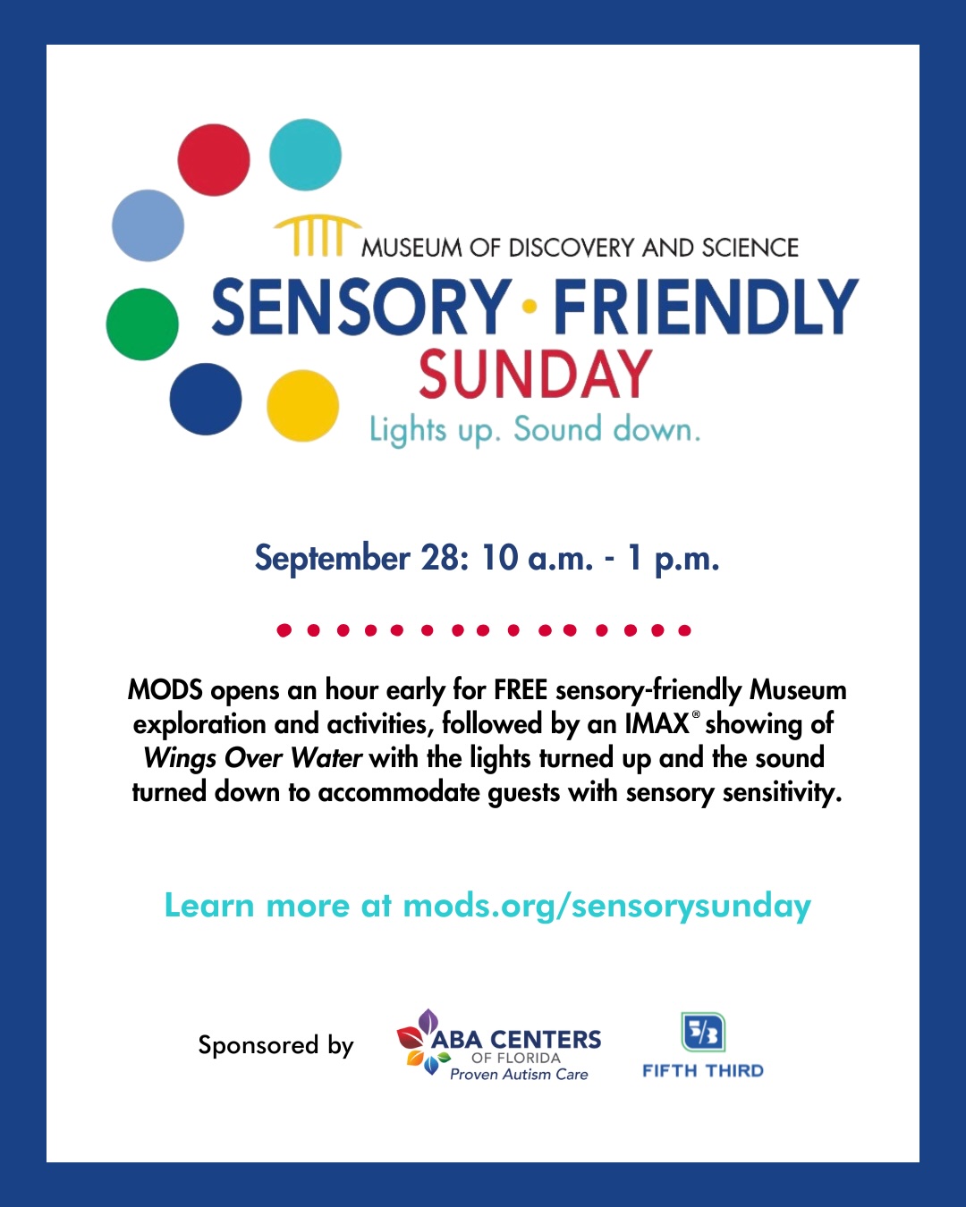Sensory-Friendly Sundays at Museum of Discovery and Science 9/28/25 ...