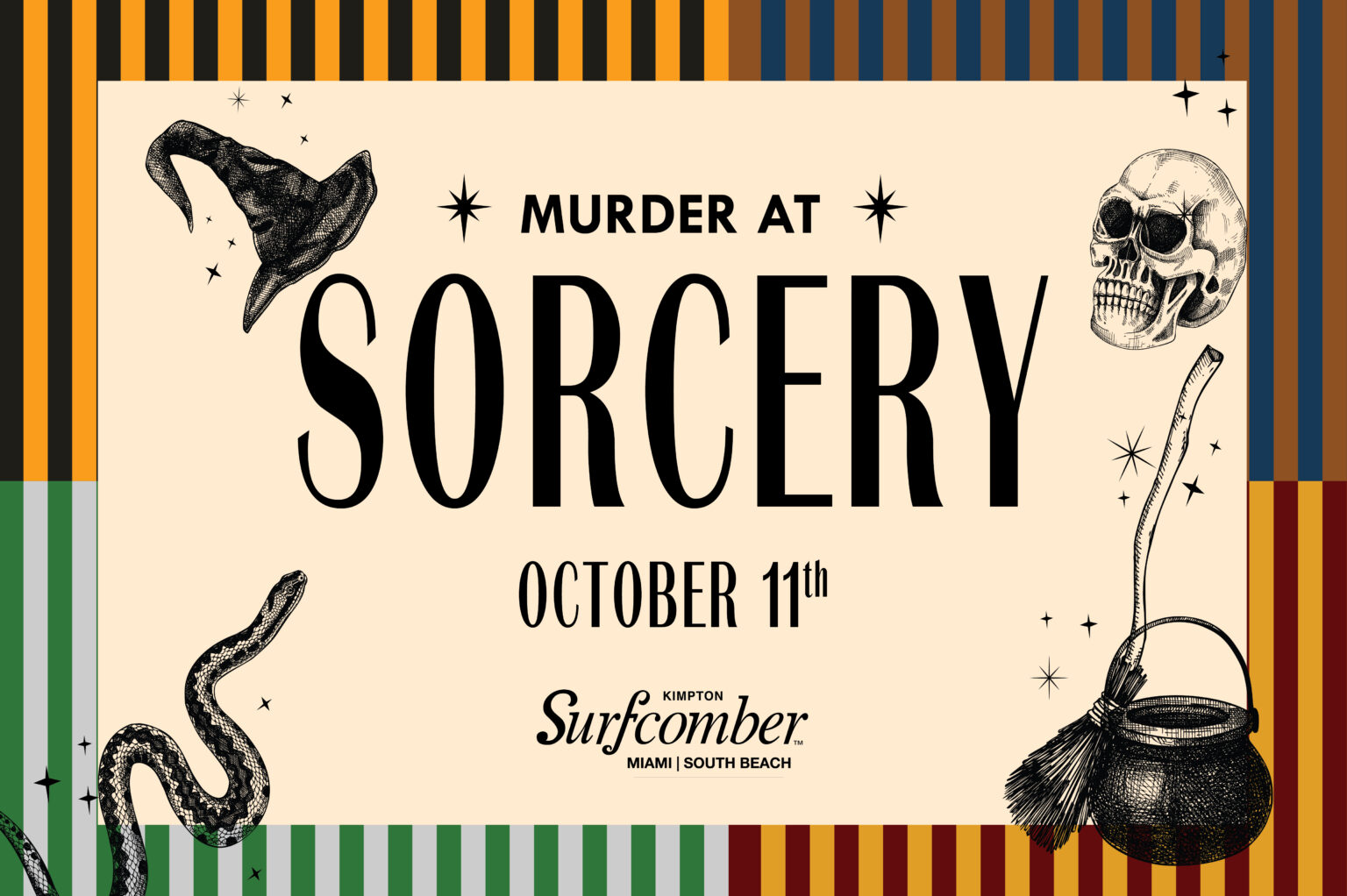 Halloween Murder Mystery Dinner Party-Murder at the School of Sorcery ...