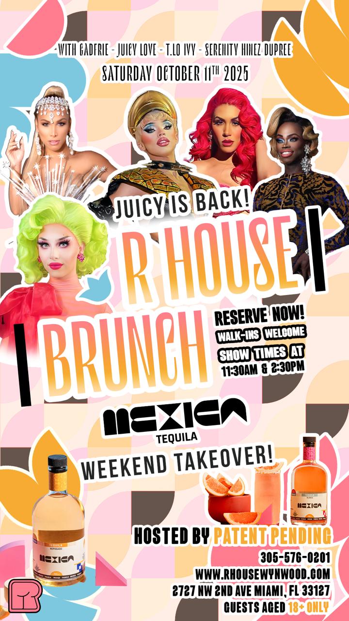 R House Brunch Weekend Takeover 10/11/25 – The Soul Of Miami