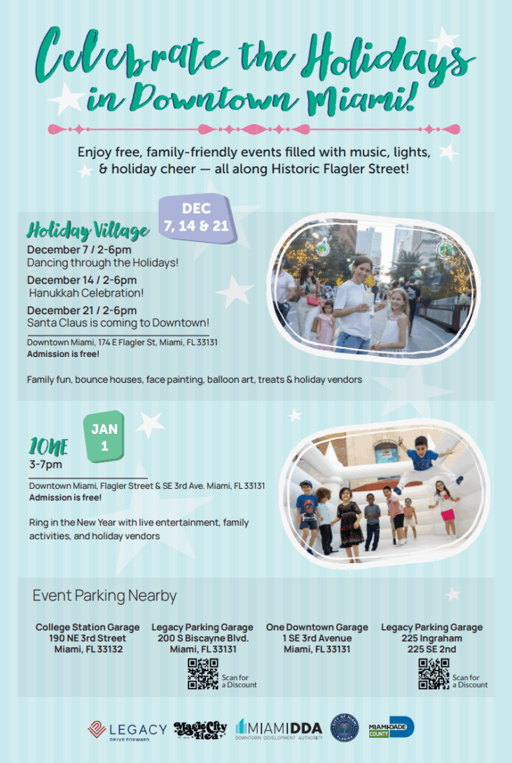 The Miami DDA’s Holiday Village on Historic Flagler Street 12/21/25 ...