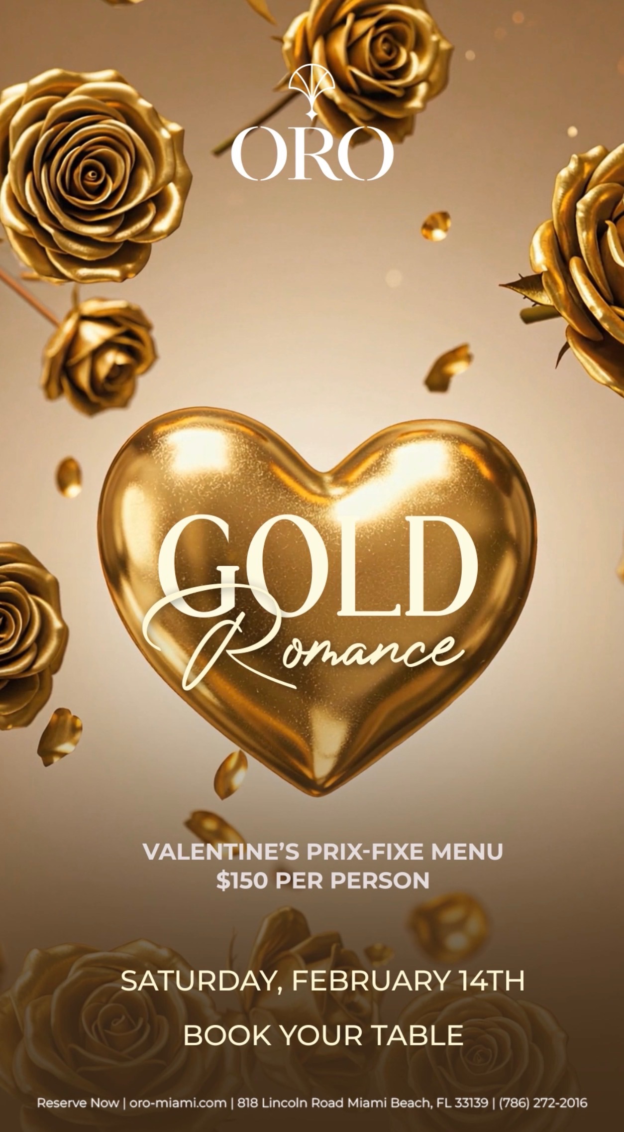 ORO | Gold Romance 2/14/26 – The Soul Of Miami
