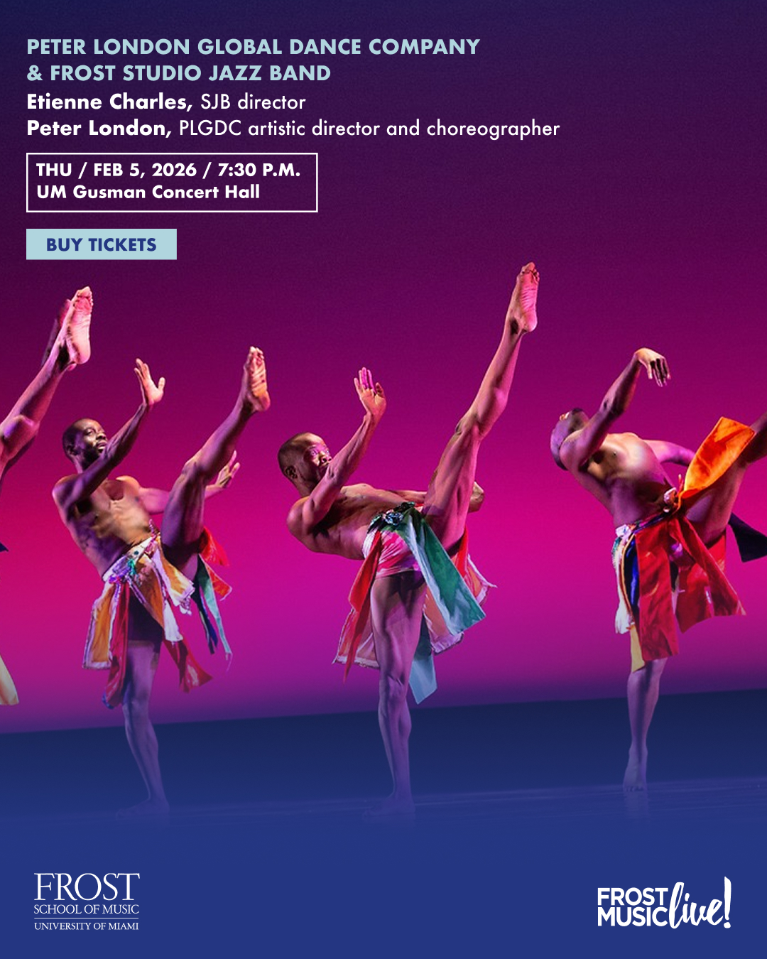 Peter London Global Dance Company & Frost Studio Jazz Band 2/5/26 – The ...