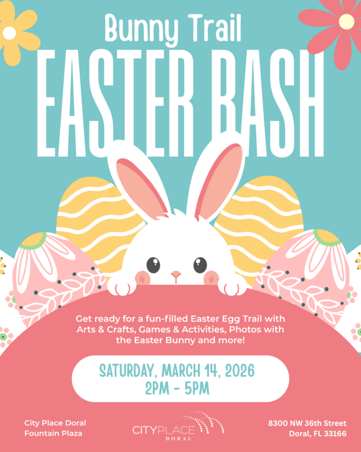 Bunny Trail Easter Bash at CityPlace Doral 3/14/26 – The Soul Of Miami