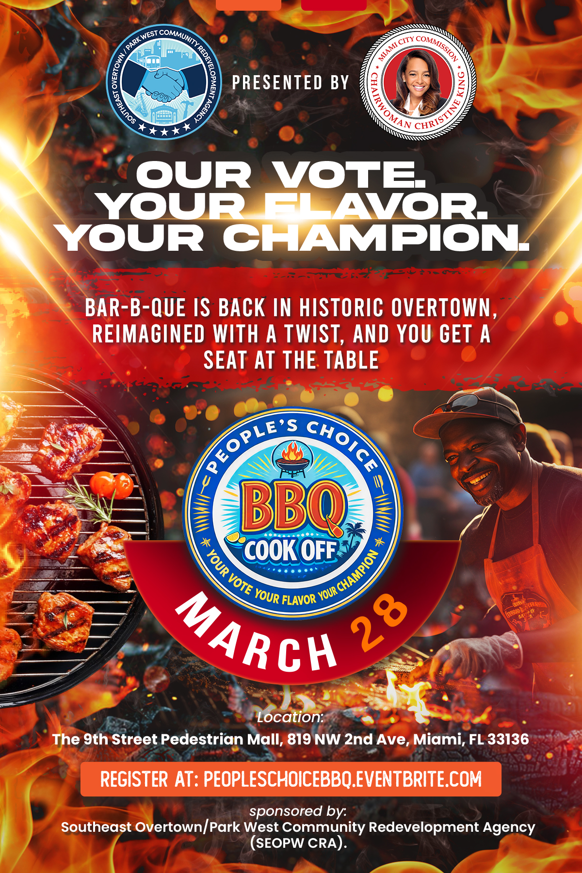 People’s Choice Barbecue Cook-off 3/28/26 – The Soul Of Miami
