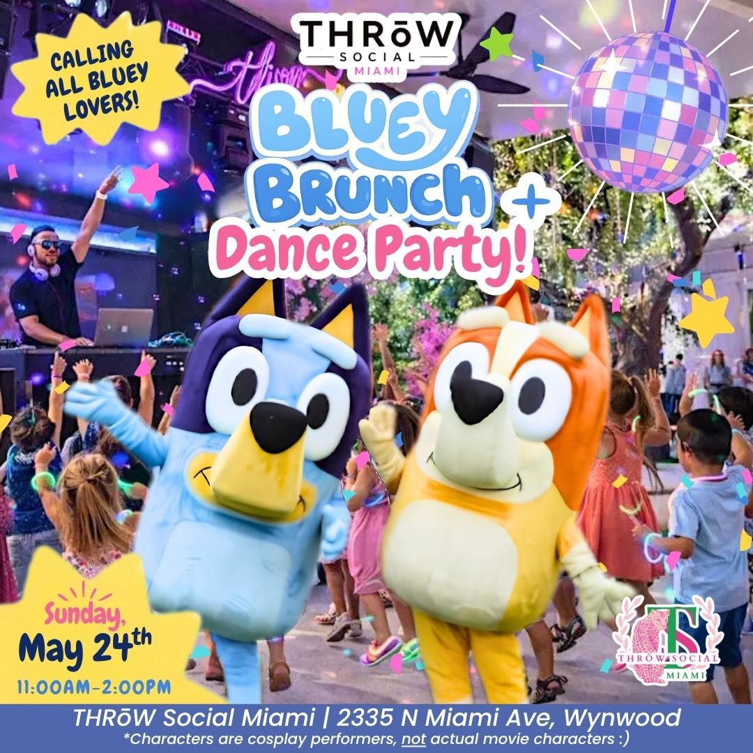 Bluey Brunch, Character Photo-ops + Kids Dance Party at Throw Social ...