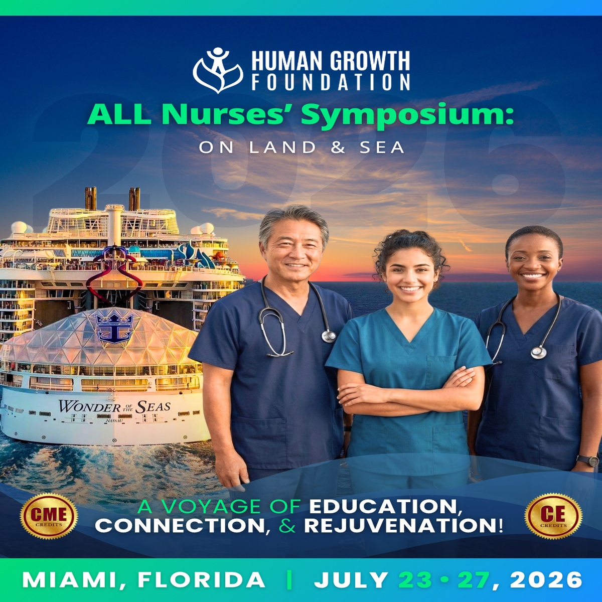 Human Growth Foundation’s ALL Nurses’ Symposium: On Land & Sea 7/23/26 ...